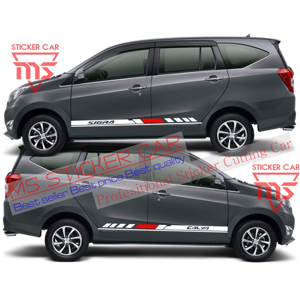 Jual stiker calya sigra sticker mobil daihatsu toyota cutting sticker ...