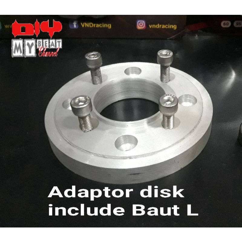 Jual Adaptor disk include 4pcs baut L dan baut disk | Shopee Indonesia