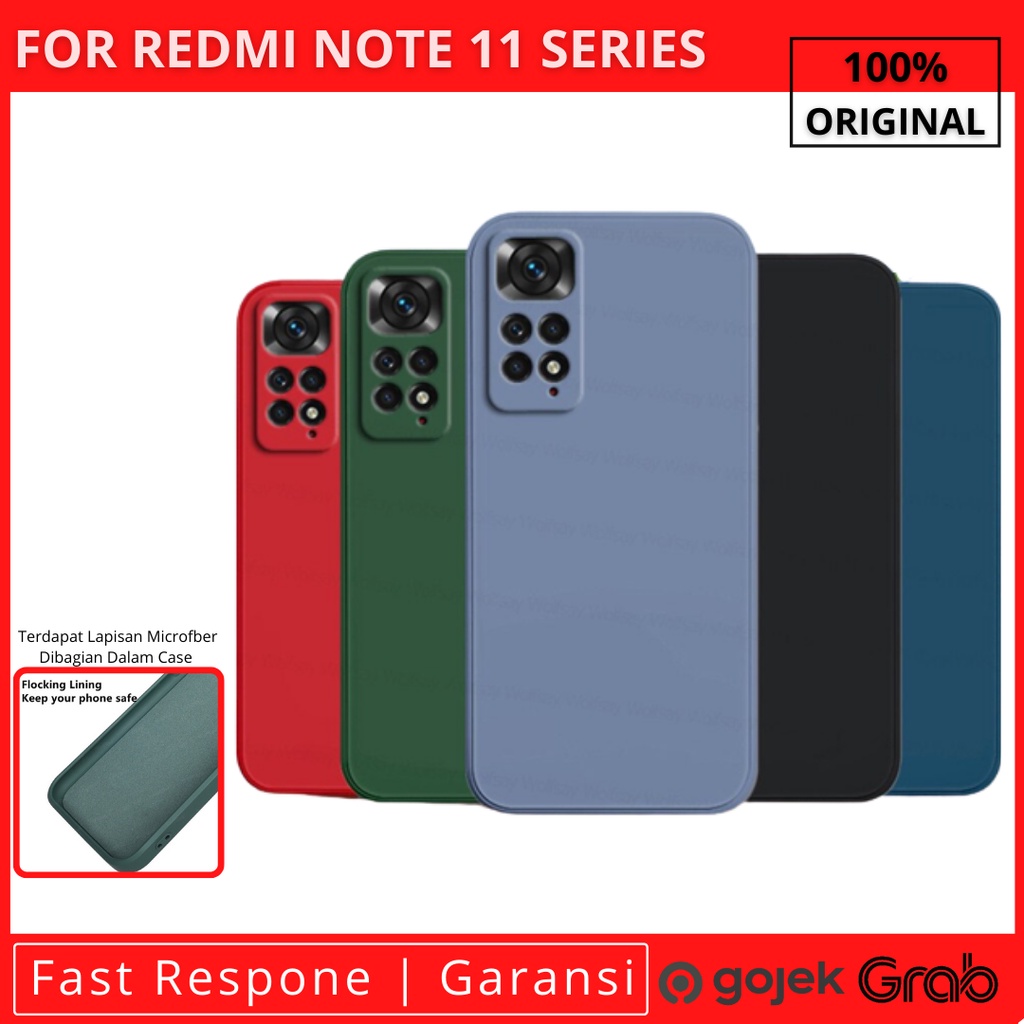 Jual Case Xiaomi Redmi Note 11 / Note 11 Pro Liquid Mircofiber Softcase ...