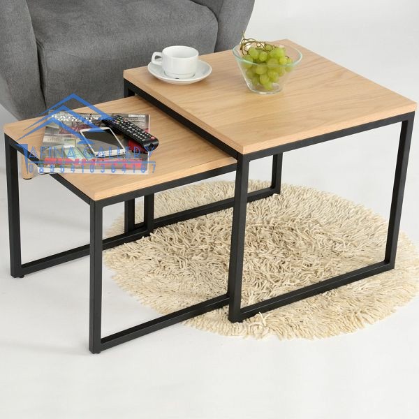 Jual Meja Tamu Nesting Kayu Besi | Shopee Indonesia