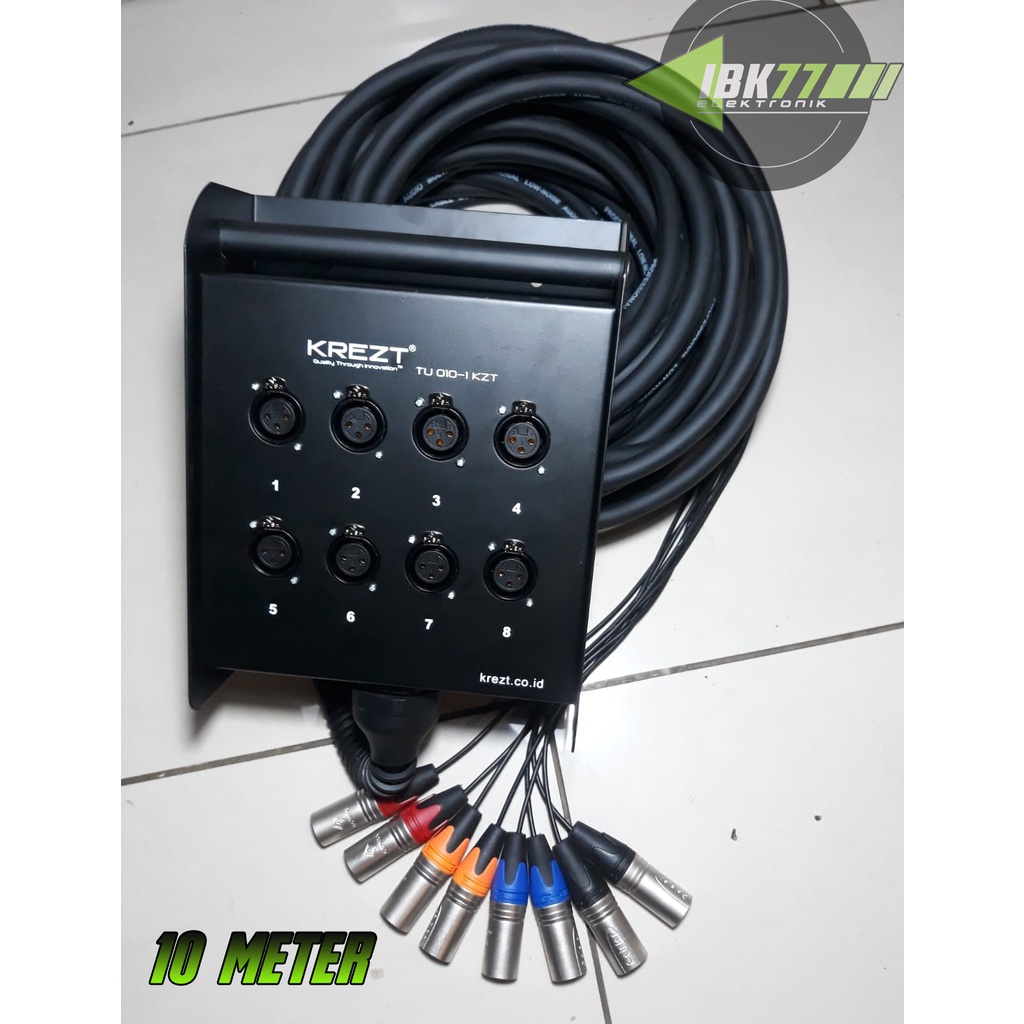 Jual kabel snake 8ch ( ORI) BOX KREZT komplit tinggal plug n play ...