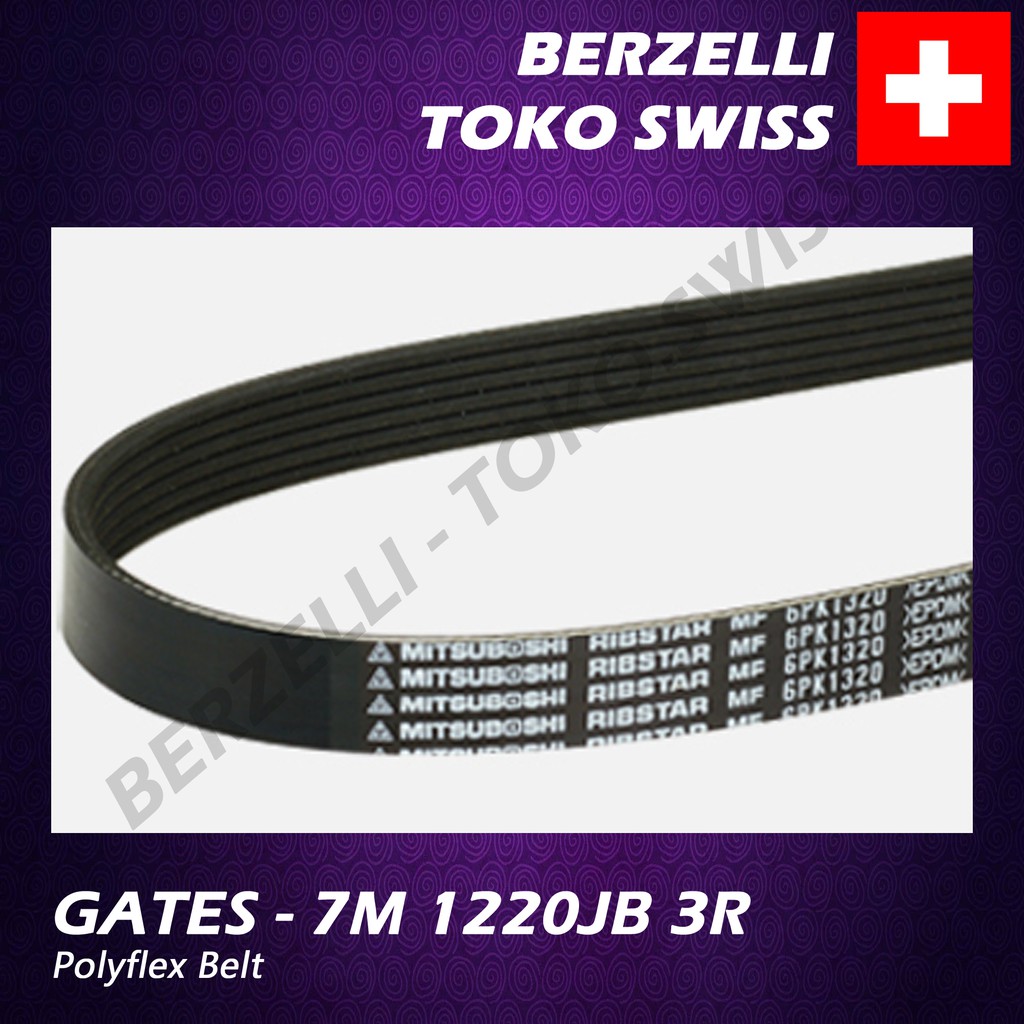 Jual GATES 7M 1220JB 3R POLYFLEX BELT | Shopee Indonesia