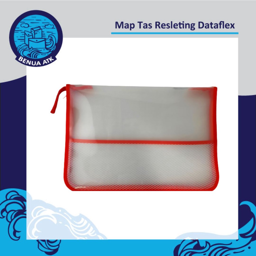 Jual Map Plastik Tas Resleting Zipper Bag Folio Dataflex Df 321