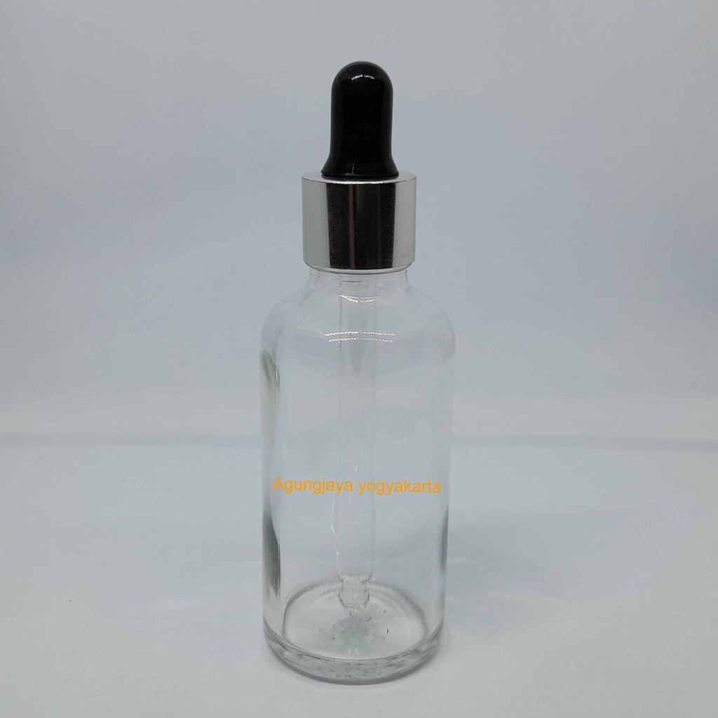 Jual Botol Kaca 50 ml Serum BR Clear Original Pipet Karet / 4831 ...