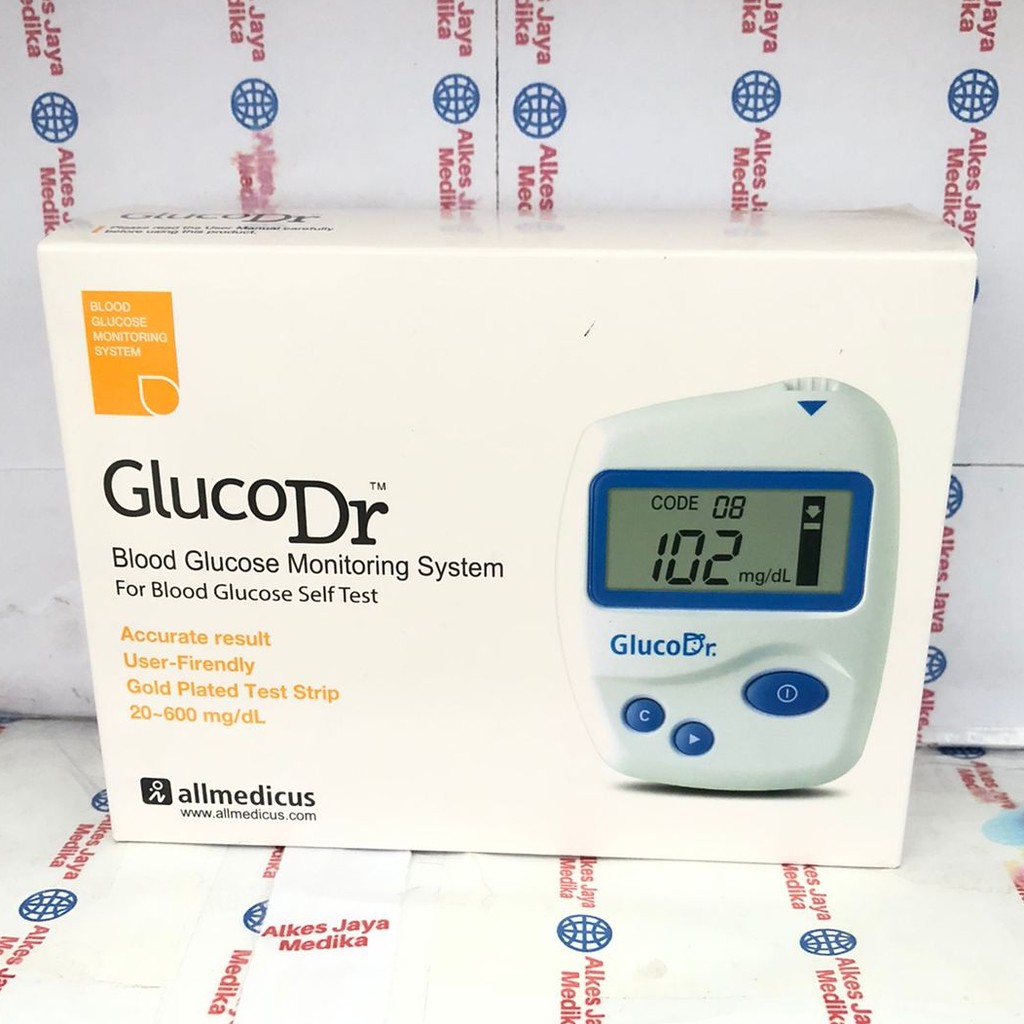 Jual Gluco Dr Blood Glucose Monitoring System - Alat Cek Gula Darah ...