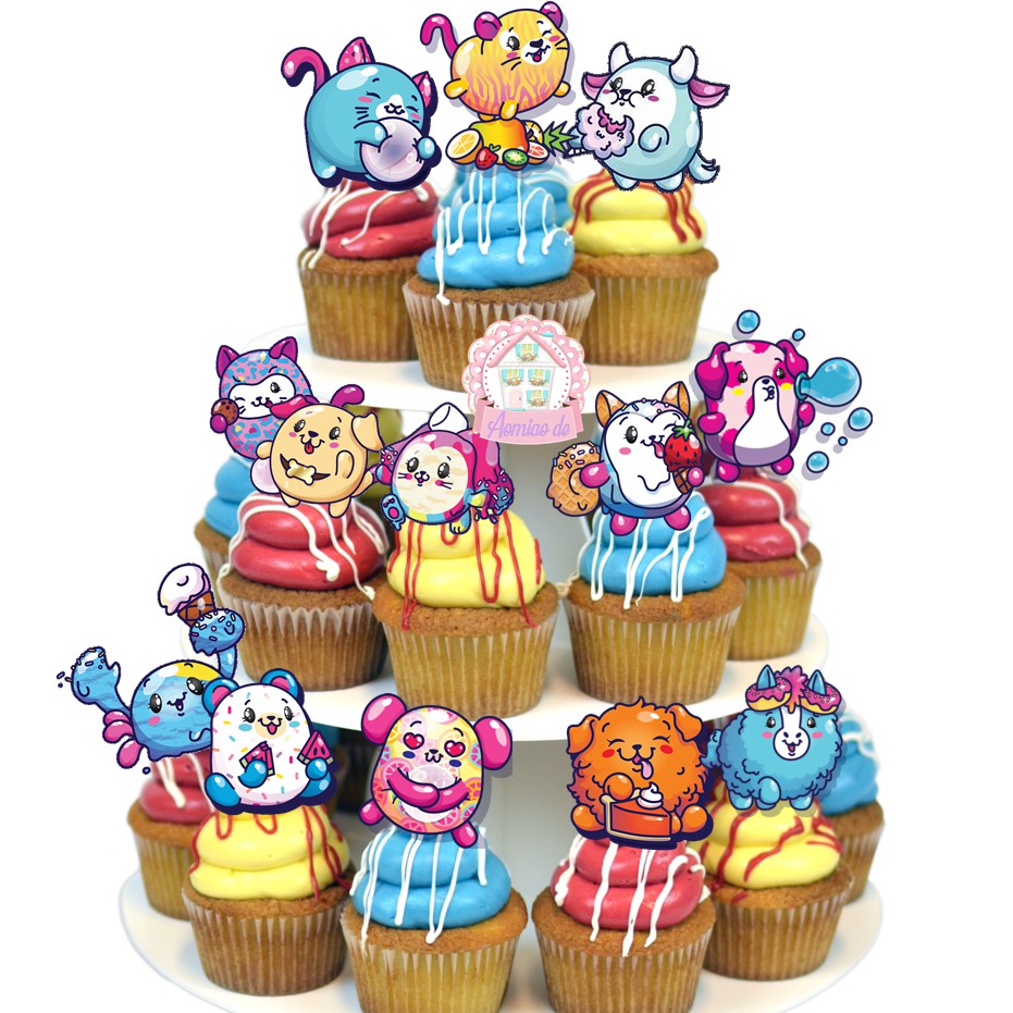 Jual pikmi pops cup cake topper | Shopee Indonesia