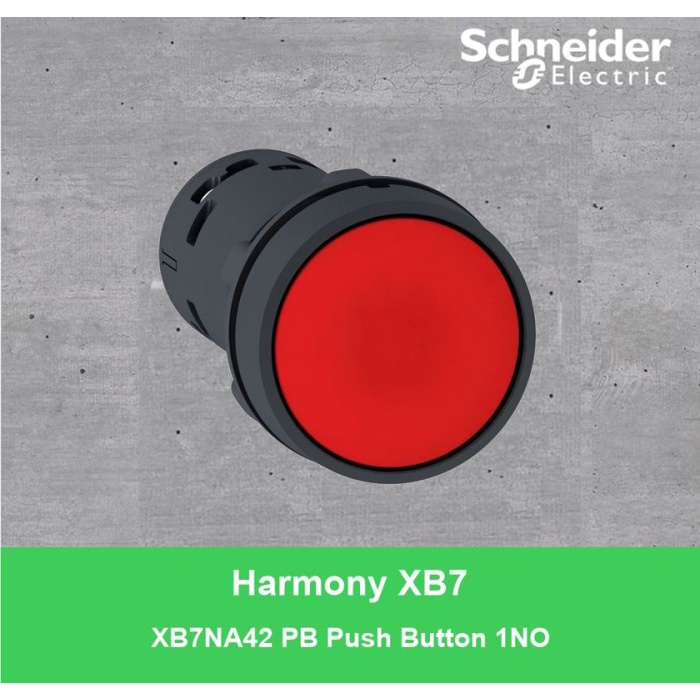 Jual Harmony XB7 Push Button RED 1NC - XB7NA42 | Shopee Indonesia