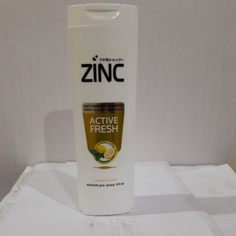 Jual zinc shampo botol 340ml active fresh | Shopee Indonesia