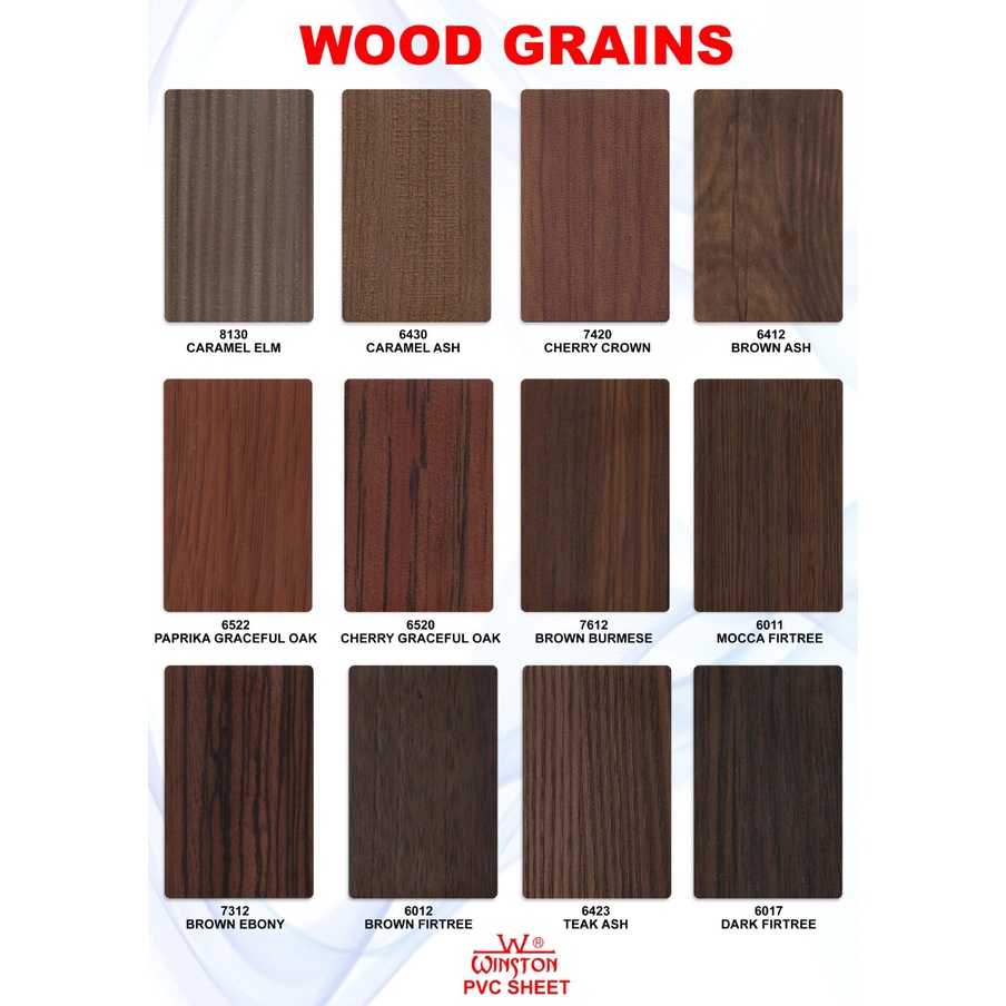 Jual Jual Decosheet/kertasiv PVC Sheet WINSTON Serat Kayu Cambium Woods ...