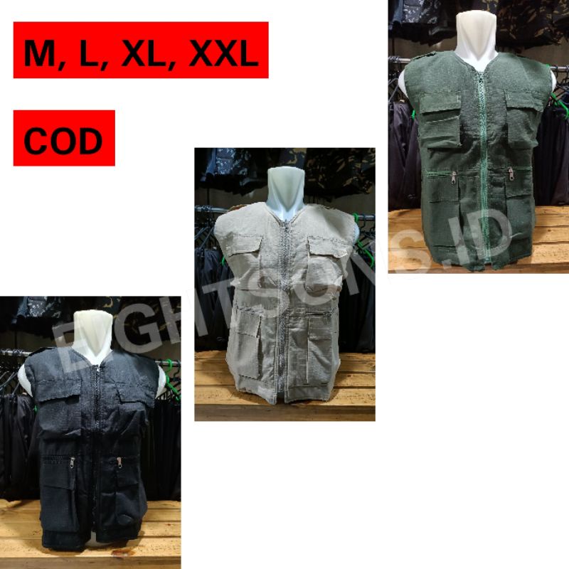 Jual ROMPI CARGO LAPANGAN ROMPI OBLONG MULTIFUNGSI BANYAK SAKU VEST ...