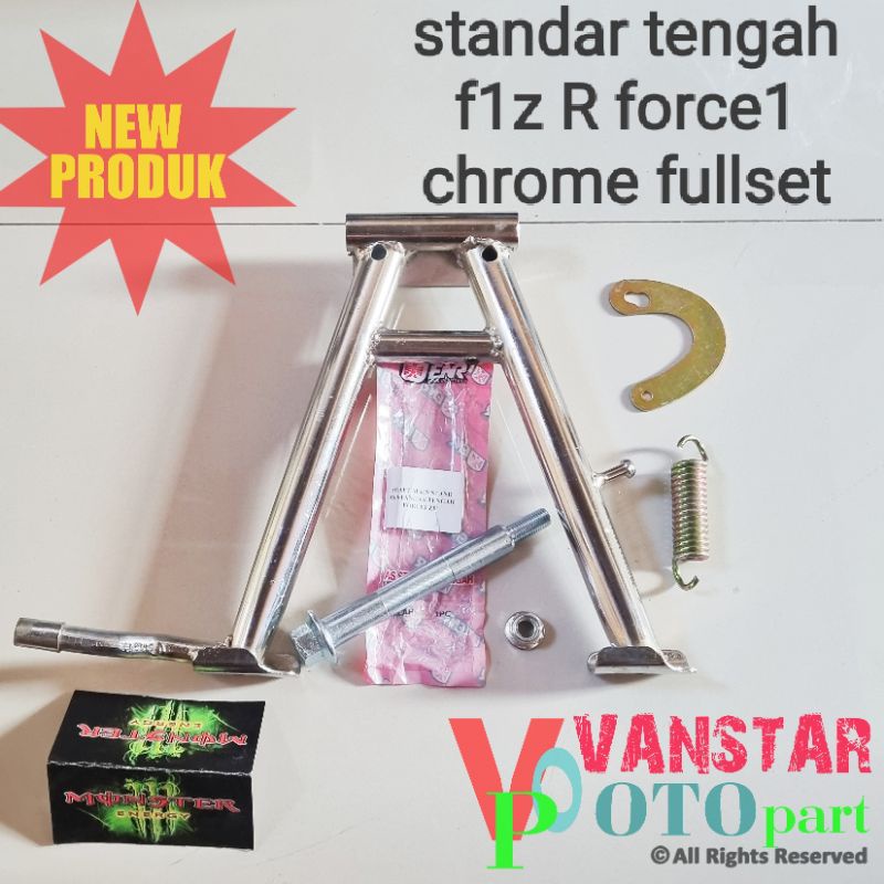 Jual standar tengah 2 f1z R fizr f1z r force1 Vega lama crypton sigma Alfa chrome kilap | Shopee ...