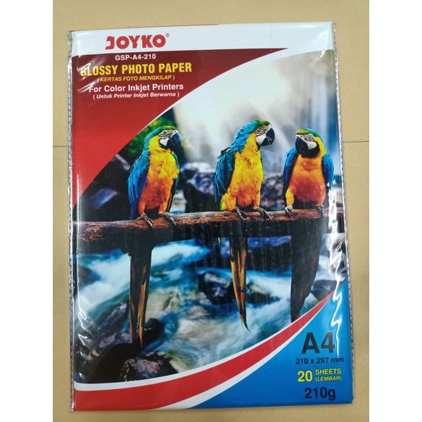 Jual Kertas Photo Paper Joyko A4 210 gr | Shopee Indonesia