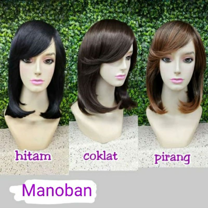 Jual Wig Rambut Palsu Model bob sebahu | Shopee Indonesia