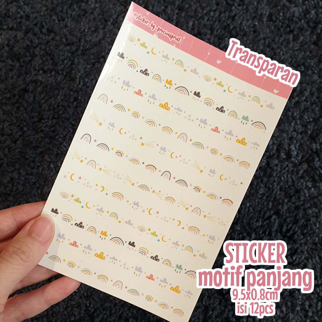 Jual stiker motif panjang transparan | Shopee Indonesia