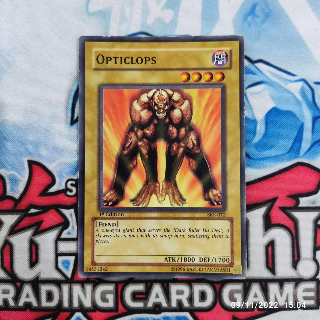 Jual yugioh opticlops SKE common original | Shopee Indonesia