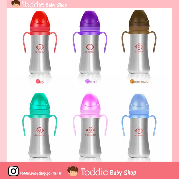 Jual Grosmimi Stainless Straw Cup 200ml | Shopee Indonesia