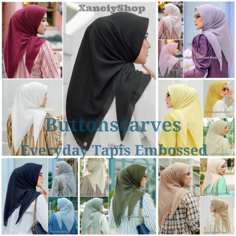 Jual NEW BUTTONSCARVES TAPIS EMBOSSED | Shopee Indonesia