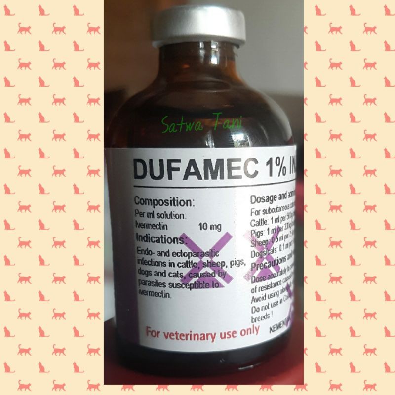 Jual Dufamec 1% (obat gudig, scabies, kutu dan cacing) | Shopee Indonesia
