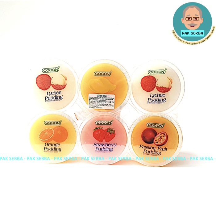 Jual Cocon Nata Decoco Pudding Mixed 6 x 80gr / Puding / Jelly | Shopee ...