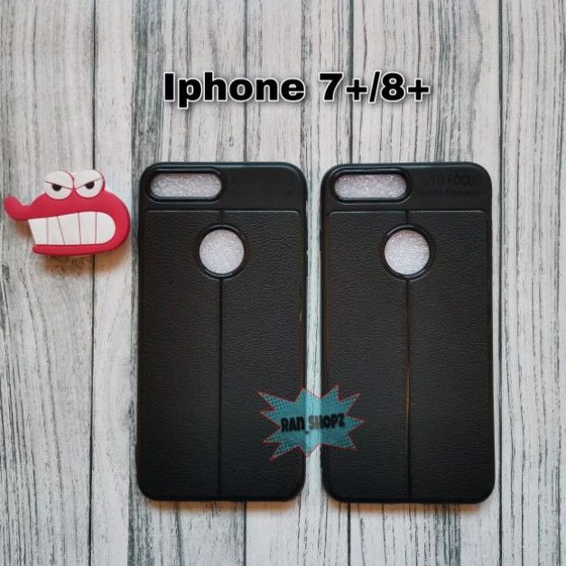 Jual Leather Slim Case Autofocus IPhone 7 Plus / 8 Plus | Shopee Indonesia