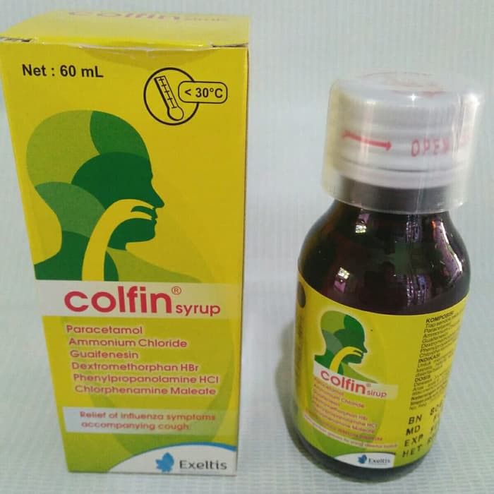 Jual COLFIN SIRUP 60 ML OBAT FLU BATUK DEMAM | Shopee Indonesia