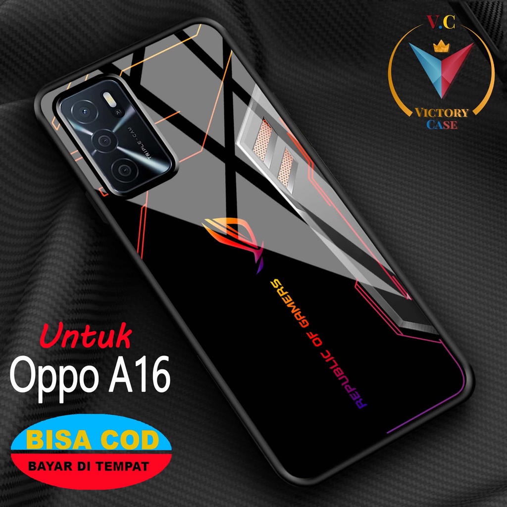 Jual Case OPPO A16 Victory Case [ ROG1 ] Case Hp Glossy Casing Hardcase ...