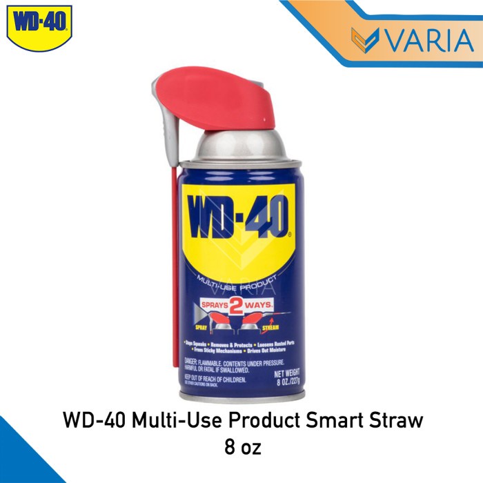 Jual WD-40 Multi Use Product 8 oz 227 gr Smart Straw Sprays 2 Ways ...