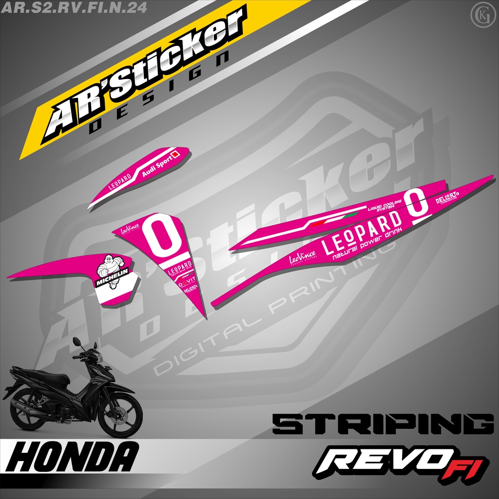 Jual Revo Sticker Striping Revo FI new - Stiker Motor REVO FIT INJEKSI ...