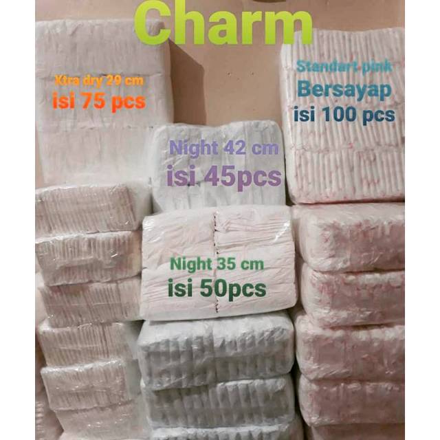 Jual Pembalut Charm / Nina / softex / hers repack | Shopee Indonesia