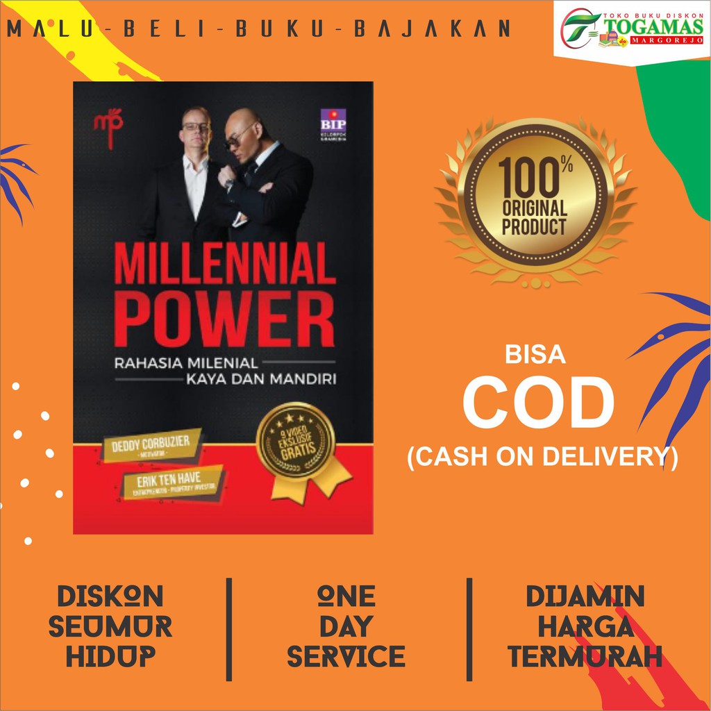 Jual MILLENNIAL POWER (RAHASIA MILENIAL KAYA DAN MANDIRI) karya DEDDY ...