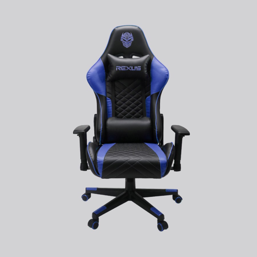 Jual Rexus Gaming Chair - Kursi Gaming Rexus RGC100 / RGC 100 - Blue ...