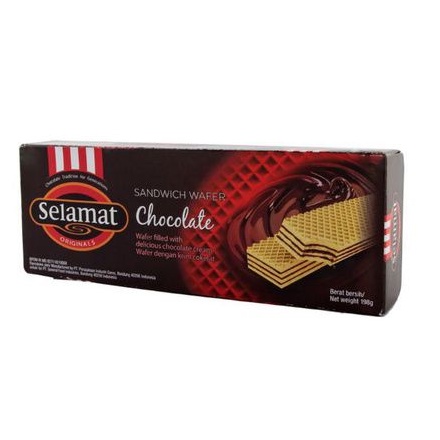 Jual Selamat Wafer Chocolate Cream 145 G | Shopee Indonesia