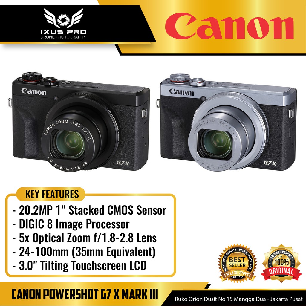 Jual Canon Powershot G7X Mark III - CANON G7X III | Shopee Indonesia