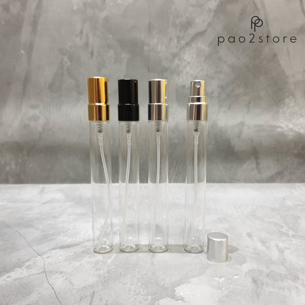 Jual Botol Spray Kaca 10ml Tutup Aluminium - Model Pen | Botol Parfum Refill Travel Size Decant ...