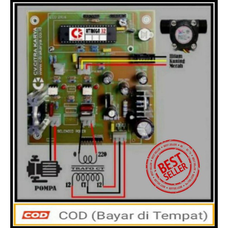 Jual set cpu ic atmega 32 spare part pom mini edit nama | Shopee Indonesia