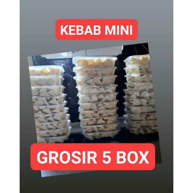 Jual KEBAB MINI FROZEN FOOD HARGA GROSIR 5 BOX (ayam) | Shopee Indonesia