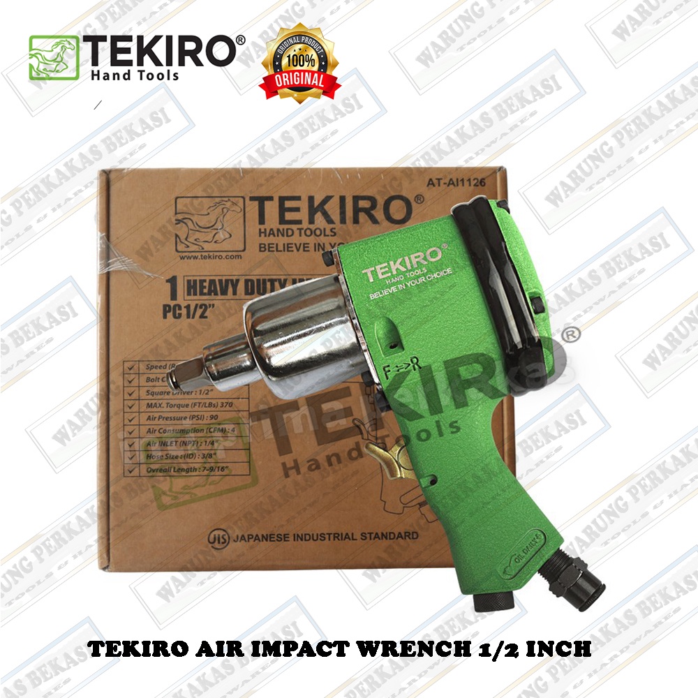 Jual Tekiro 1/2" Air Impact Wrench Impek Angin Alat Pembuka Dan ...