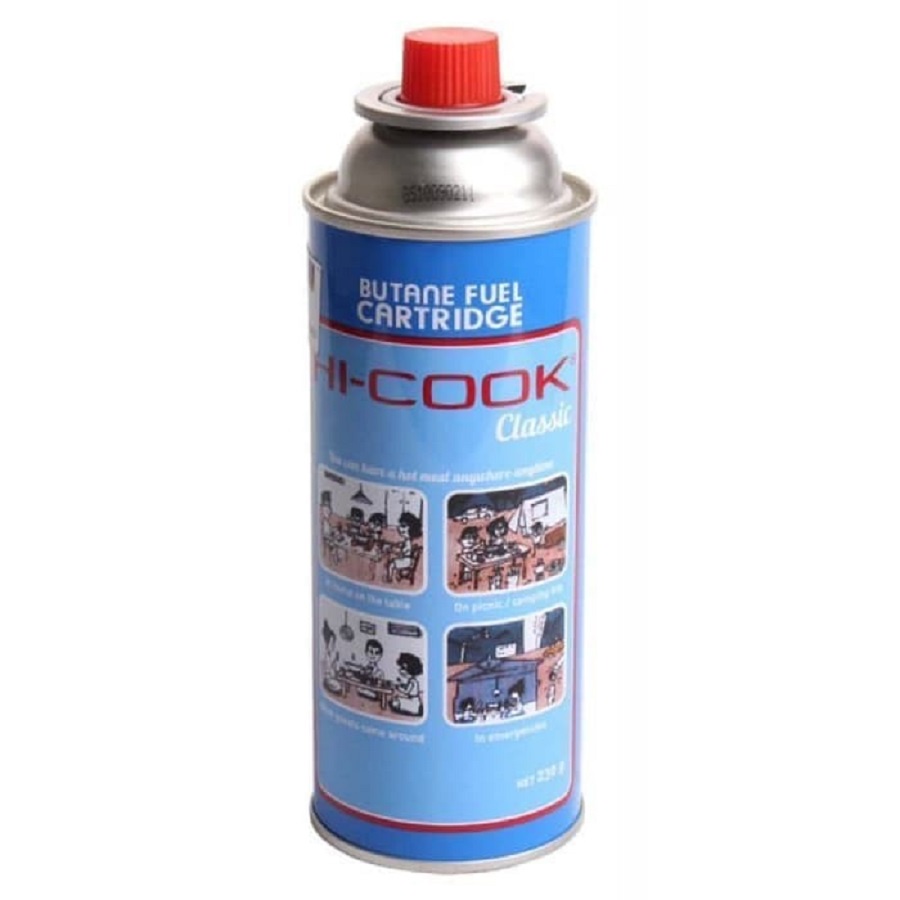 Jual GAS KALENG HICOOK HI COOK 230G 230 GRAM BIRU LAS KOMPOR PORTABLE ...