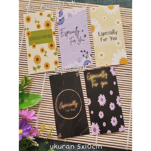 Jual Stiker Especially For You Sticker Label Panjang Segel Kemasan ...