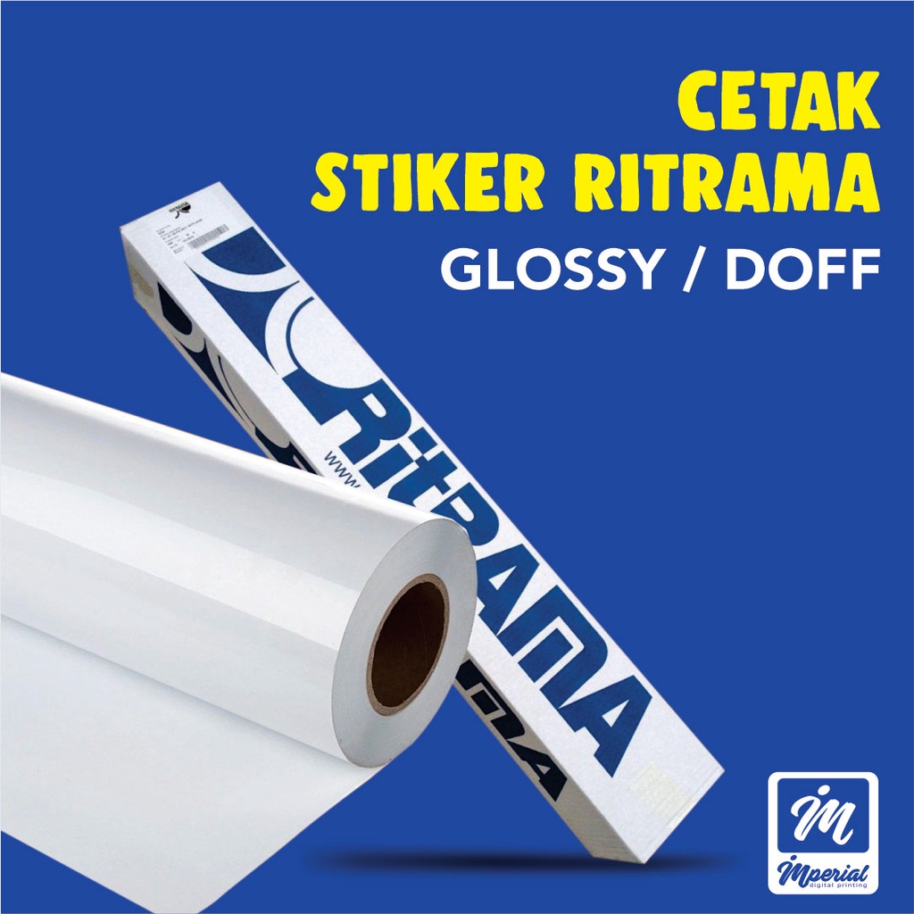 Jual CETAK CUSTOM STIKER RITRAMA (Cetak Sticker/ Print Online Printing ...