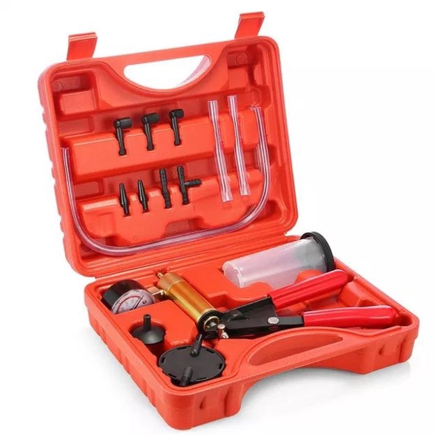 Jual FDIT Vacuum Pistol Brake Bleeder Kit Bleeding Rem ABS Mobil Orange ...