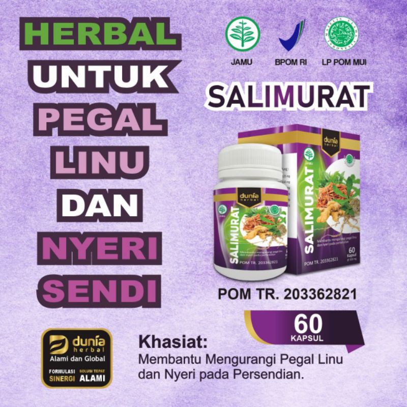 Jual Salimurat Obat Tradisional Pegal Linu Pegel Linu Nyeri Sendi Capek ...