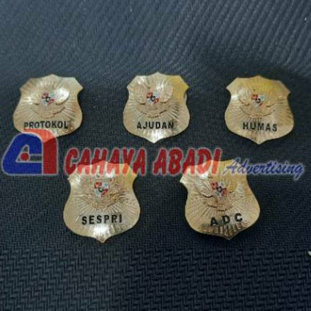 Jual Pin Protokol | Ajudan | Humas | ADC | Sespri | Shopee Indonesia