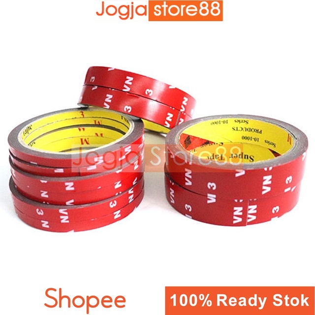 Jual Lakban Selotip Double Tape Panjang 3M Bahan Berkualitas 1 PCS ...