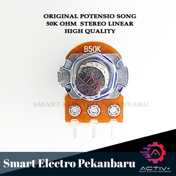 Jual ORIGINAL POTENSIO 50K-OHM STEREO / WL / SONG / TD 50K OHM Potensio ...