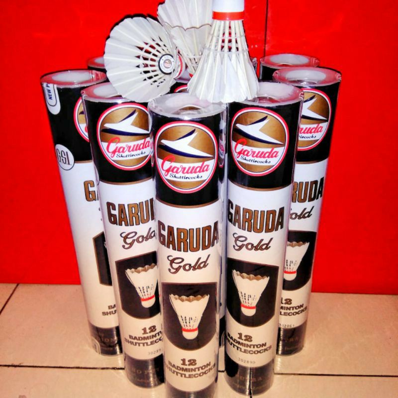 Jual SHUTTLECOCK GARUDA GOLD BADMINTON BULUTANGKIS | BOLA RAKET KOK ...