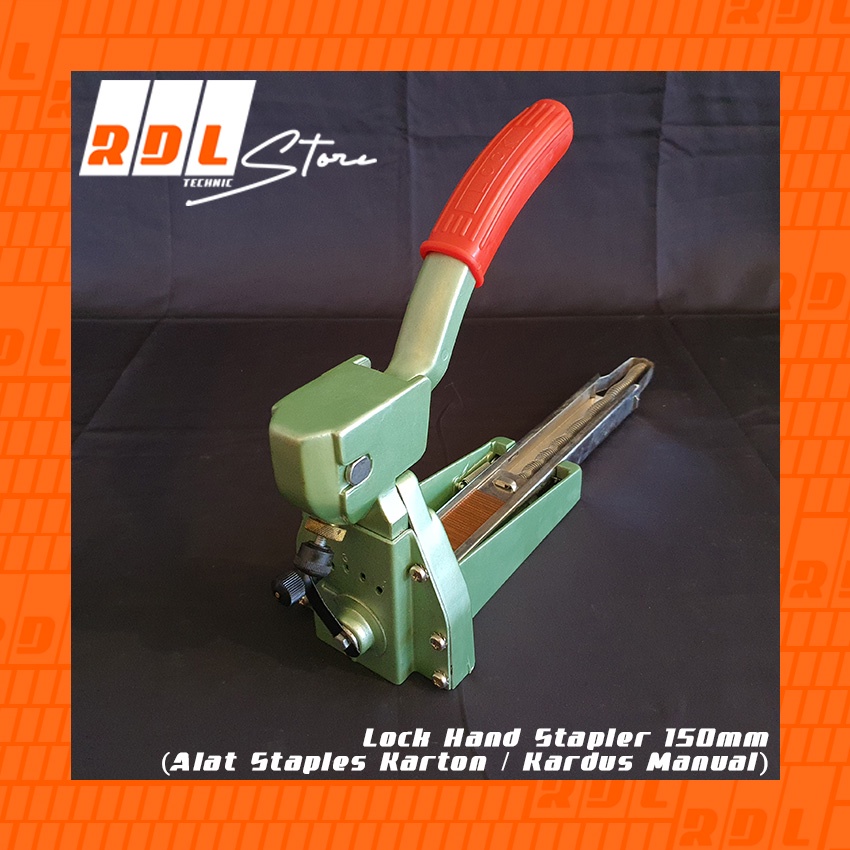 Jual Lock Hand Stapler 150mm (Alat Staples Karton / Kardus Manual ...