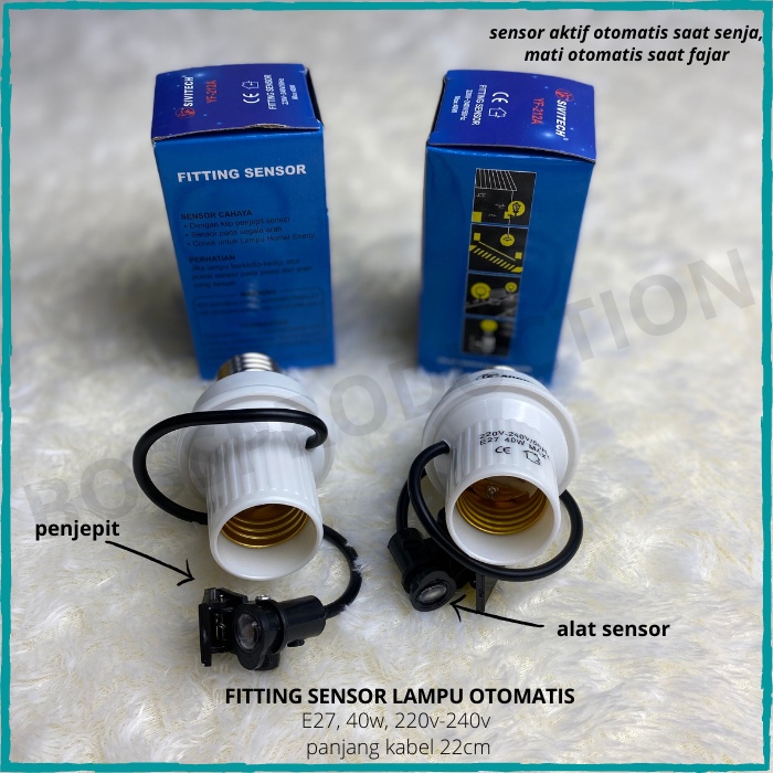 Jual Fitting Sensor Lampu Branded - FITTING SENSOR LAMPU OTOMATIS ...