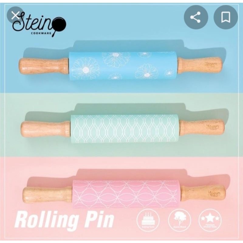 Jual roling pin motif steincookware (warnabiru) | Shopee Indonesia