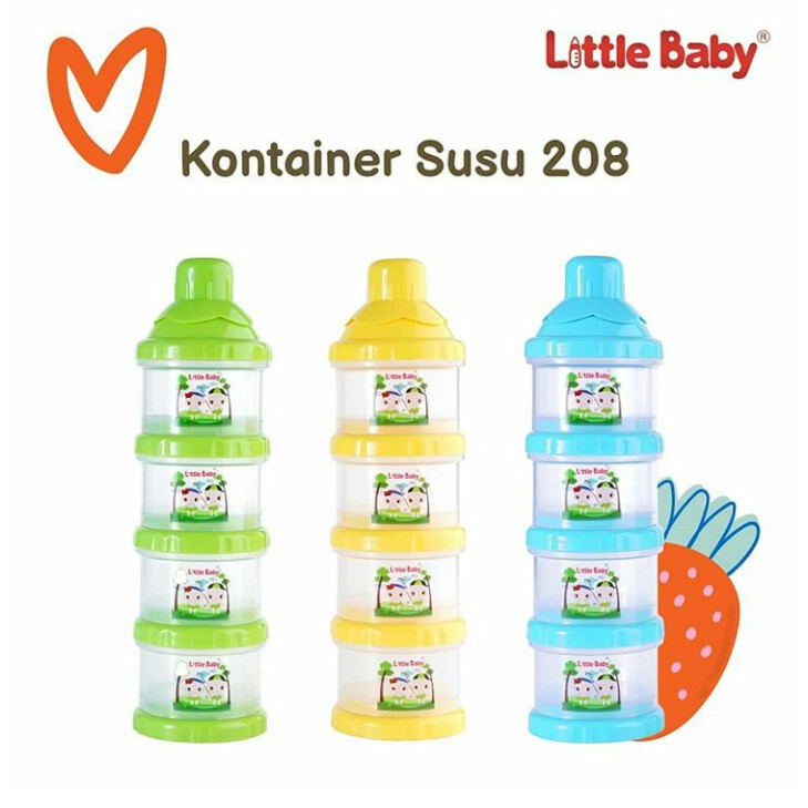 Jual LITTLE BABY MILK CONTAINER KONTAINER SUSU 3 SUSUN& 4 SUSUN ...